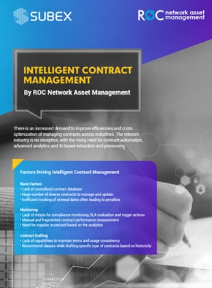 Intelligent Contract Management - Network Asset Management