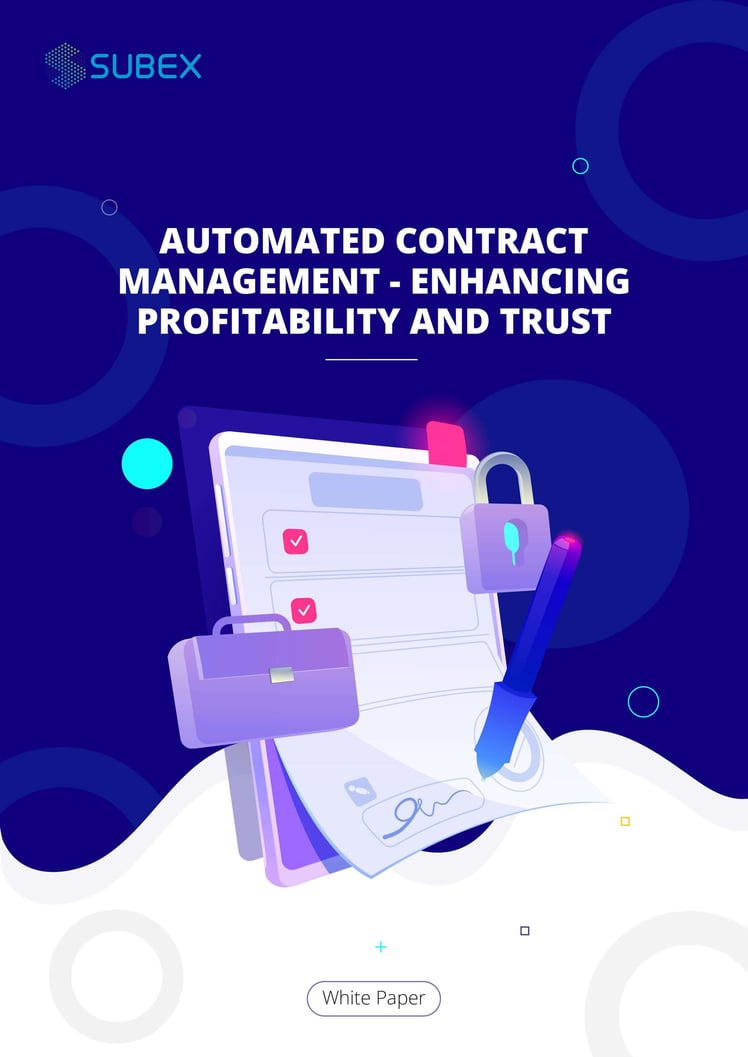 Automated contract management - Enhancing profitability and trust