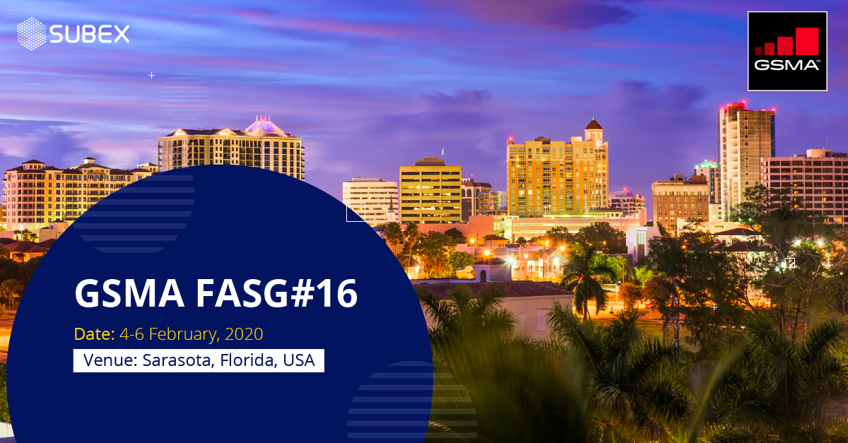 Subex- GSMA FASG16