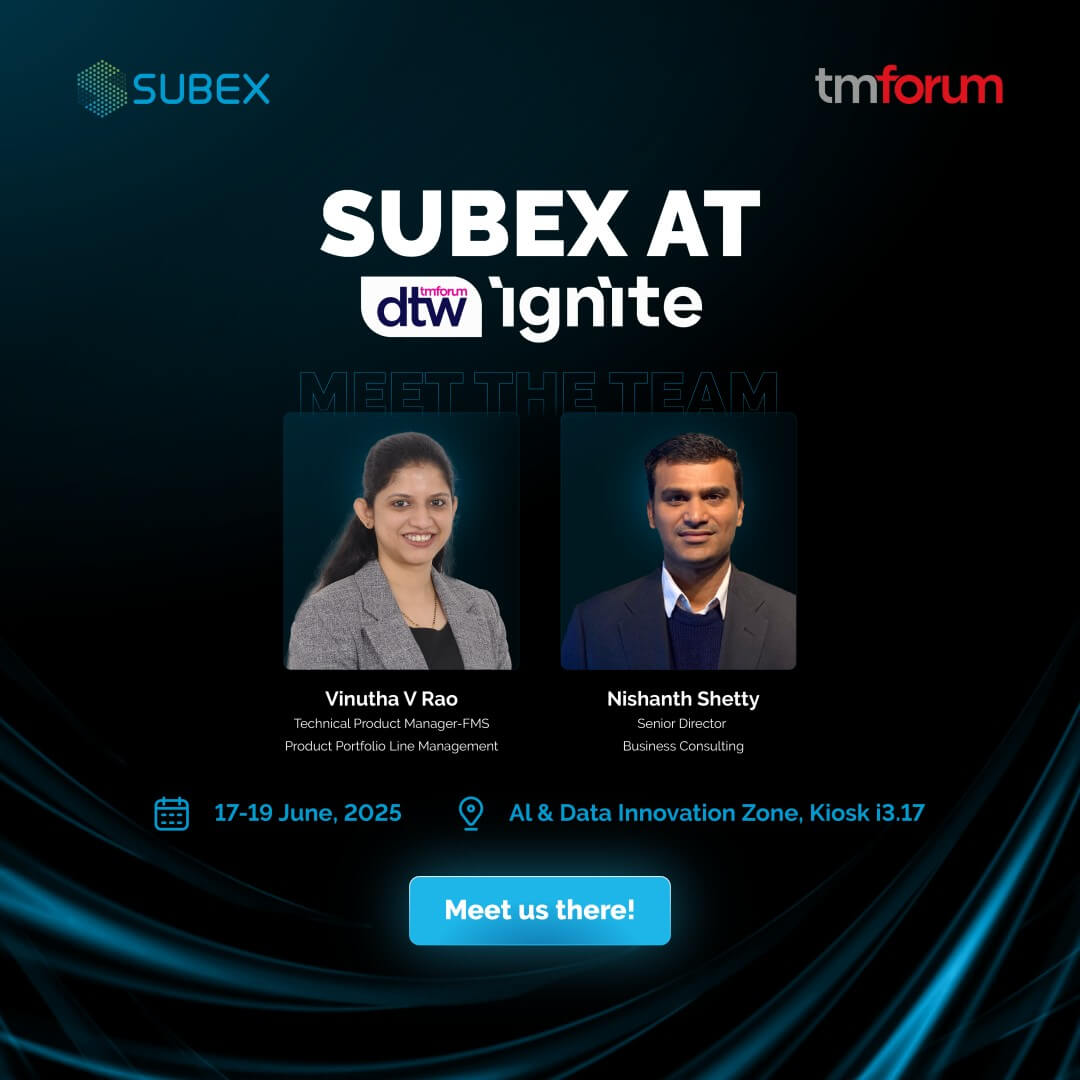 Meet Subex Team at DTW 25!