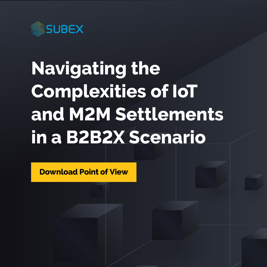 Navigating the Complexities of IoT and M2M Settlements in a B2B2X Scenario
