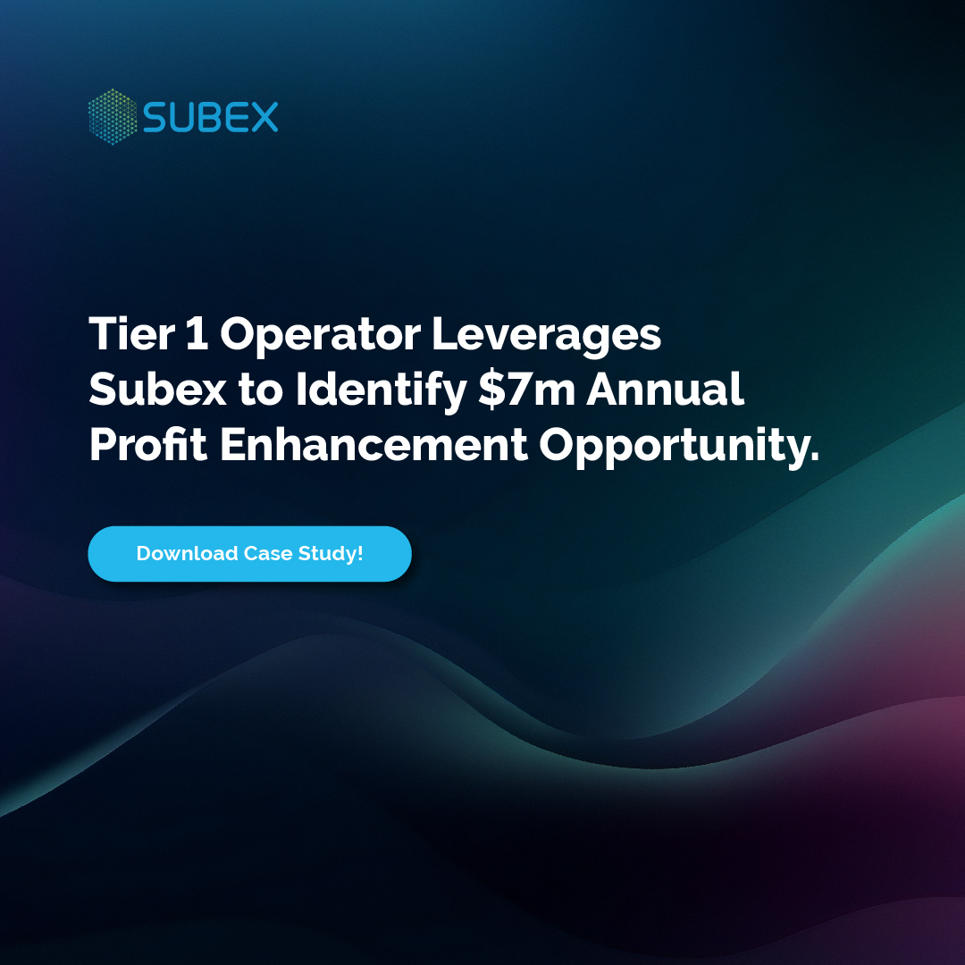 Tier 1 APAC Operator Leverages Subex to Identify $7m Annual Profit ...